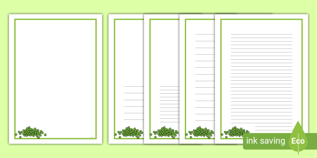 FREE! - Peas Page Border | Page Borders | Twinkl