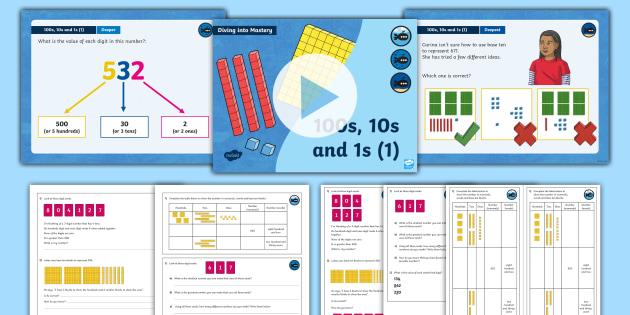 White Rose Maths Supporting Year 3 100s 10s and 1s (1) Mastery
