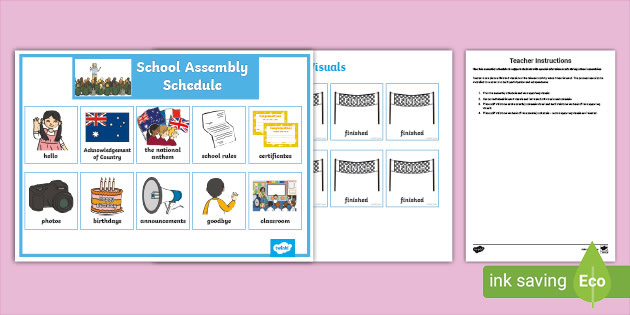 AAC School Assembly Schedule