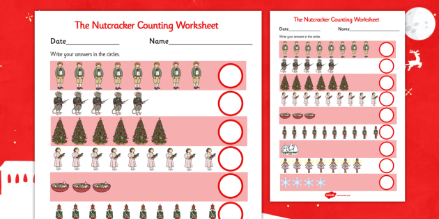 The Nutcracker Counting Sheet (teacher made)