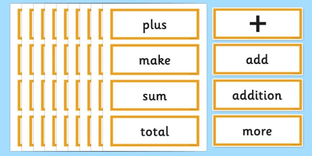 Grade 2 Maths Vocabulary Word Cards (teacher made)