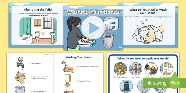 Washing Your Hands Resource Pack (teacher made)