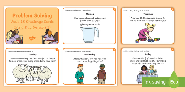Week 18 - Version 2 - Problem Solving - Challenge Cards