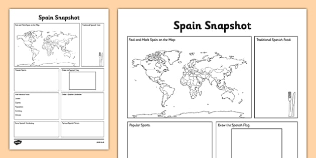 Spain Snapshot (teacher made)