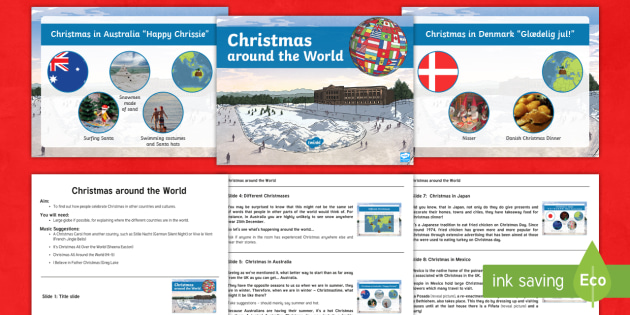 Christmas around the World Whole School Assembly Pack - English