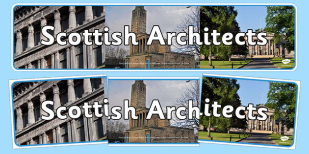 Scottish Architects Display Banner
