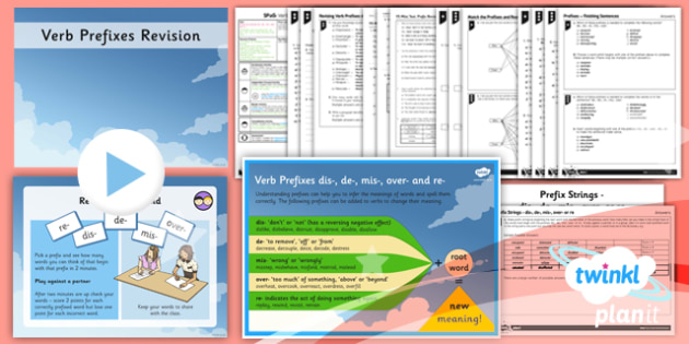 Verb Prefixes Year 5 - SPaG Lesson Plan | Twinkl PlanIt