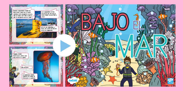 Juego interactivo: Bajo el mar (teacher made)