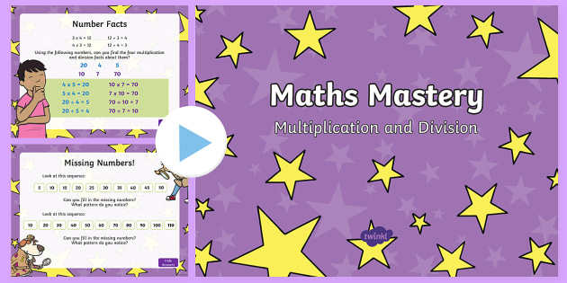Year 1 Maths Mastery Multiplication and Division PowerPoint