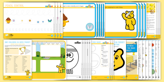 BBC Children in Need 2018, Primary resources, children, charity, help