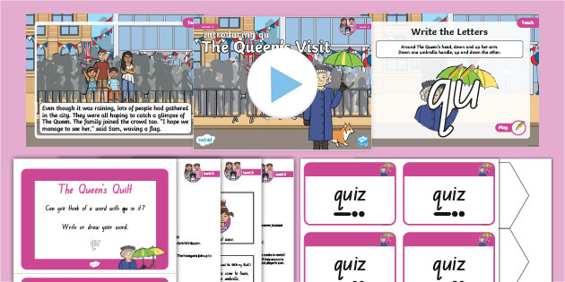 Phonics: Level 3: Week 2: Lesson 3: /qu/ sound revision