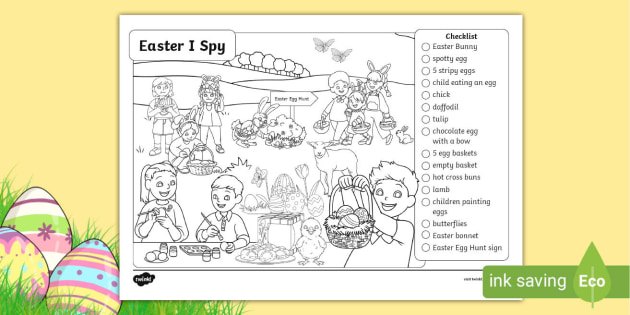 Easter I Spy Activity (teacher made)