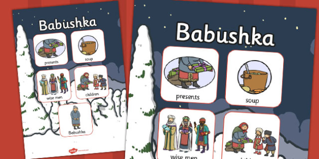 Babushka Vocabulary Poster (teacher made)