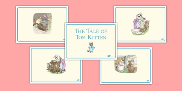Beatrix Potter - The Story of Tom Kitten Story Sequencing