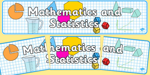 Mathematics and Statistics Display Banner NZ (teacher made)