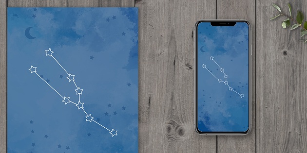 Zodiac Constellation Phone Wallpapers (teacher made)
