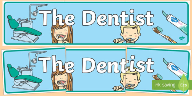 Dentists/Dental Surgery Role Play Display Banner