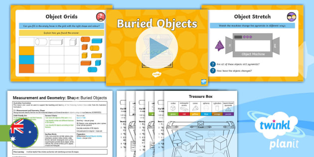 Year 1 Shape: 3D Objects Lesson 3 (teacher made)