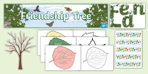 Friendship Tree Display Pack - PSHCE - Being a Good Friend