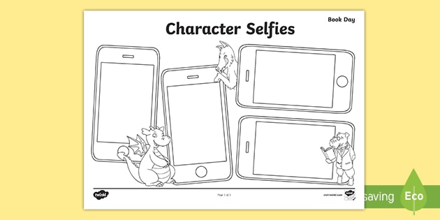 Book Week Character Selfie First Level Activity
