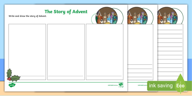 Advent Story Template (teacher made)