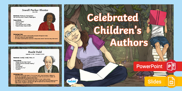 Celebrated Children’s Authors Presentation - PowerPoint & Google Slides