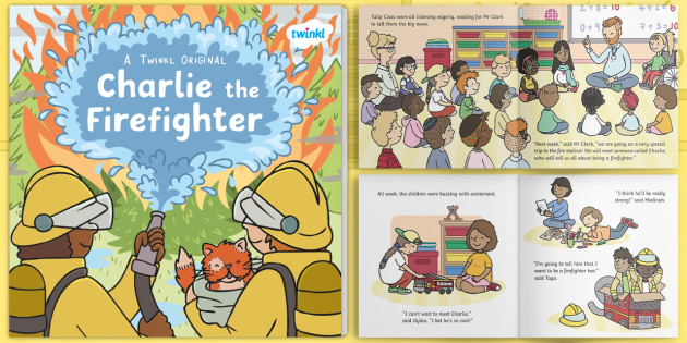 * NEW * Charlie the Firefighter eBook - Originals, Fiction, KS1