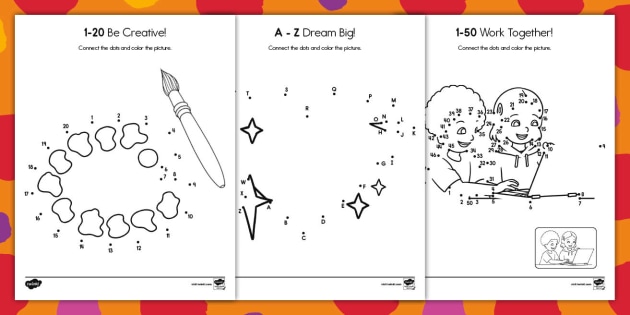 Dot Day: Dot to Dot Activities (teacher made)