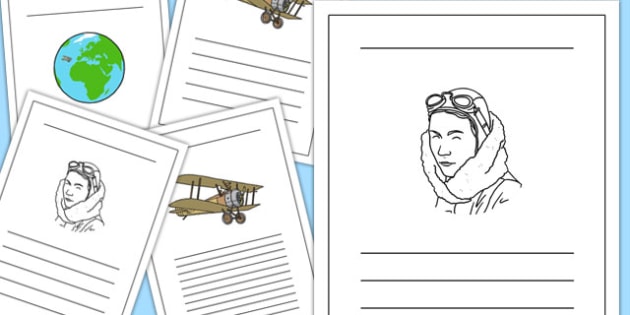 Amy Johnson Writing Frame (teacher made)