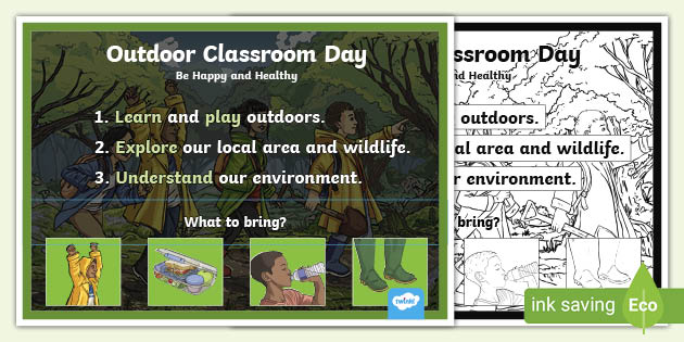 Outdoor Classroom Day Display Poster (teacher made)