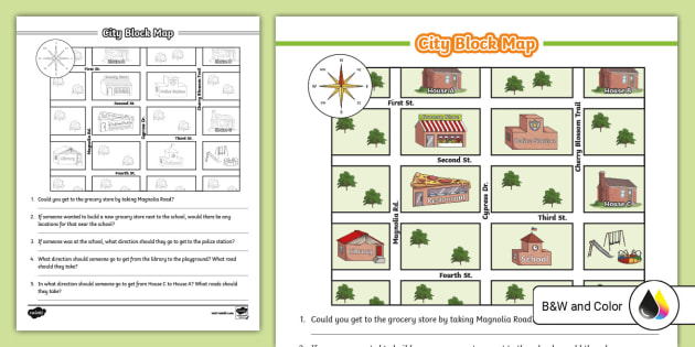 Map Reading Practice Worksheets Map Skills Worksheets