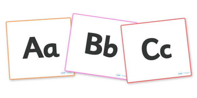 FREE! - A-Z Alphabet on Display Squares (teacher made)