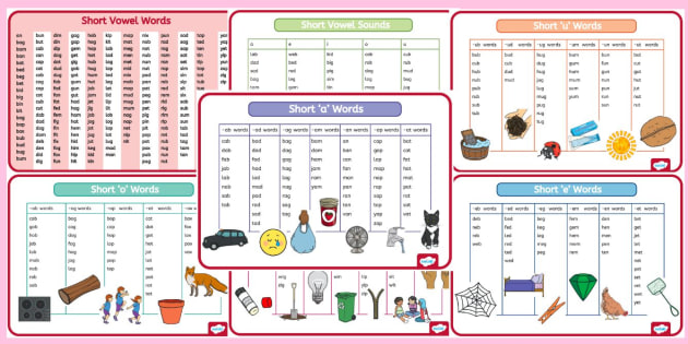 Phonics Short Vowels | twinkl.co.uk