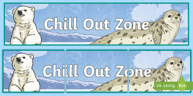 * NEW * Arctic-Themed Chill Out Zone Display Banner