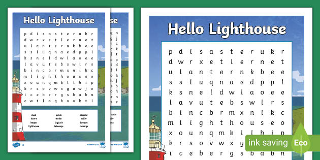 Word Search to Support Teaching on Hello Lighthouse 3-6