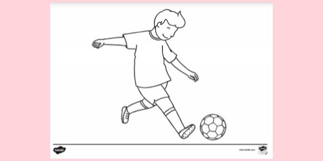 FREE! - Printable Sports Colouring Page for Children