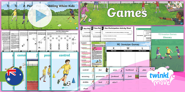 Move PE Year 5 Invasion Games Unit Pack (teacher made)