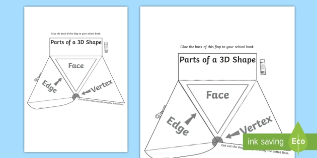 Parts of a 3D Shape Interactive Visual Aid