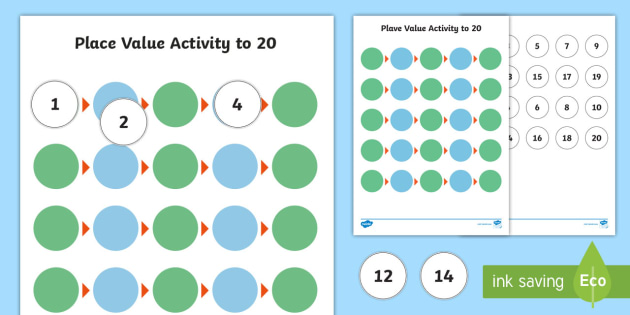 Place Value Activity to 20