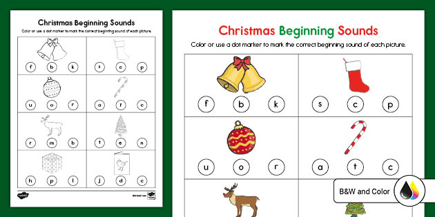 Beginning Sound Worksheets For Kindergarten Letter Sound Phonics