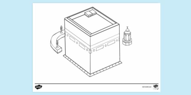 Old Mecca Colouring Sheet | Colouring | Twinkl Resources