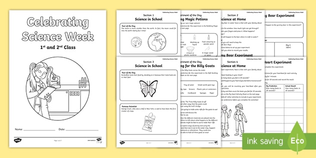 Science Week Activities Booklet | 1st/2nd Class | Twinkl