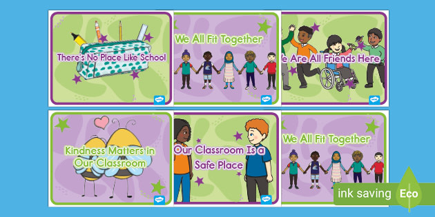 Primary Inclusive Classroom Posters - K-3 (teacher made)