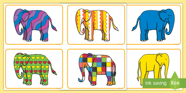 Elmer The Elephant Pattern