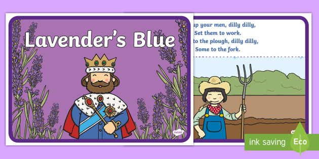 Lavenders Blue Story - Lavenders Blue Story (teacher made)