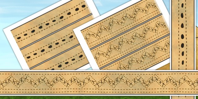 Bronze Age Themed Border Pieces (teacher made)