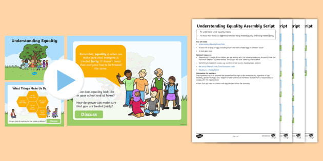 Equality and Fairness Assembly Pack - Primary Resources