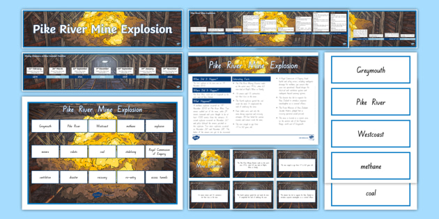 Pike River Mine Explosion Resource Pack