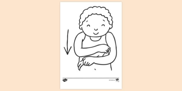 FREE! - Putting Vest On Colouring Sheet | Colouring Sheets