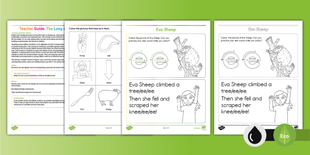 Phonics Canada: The Long e Sound 'ee' (teacher made)